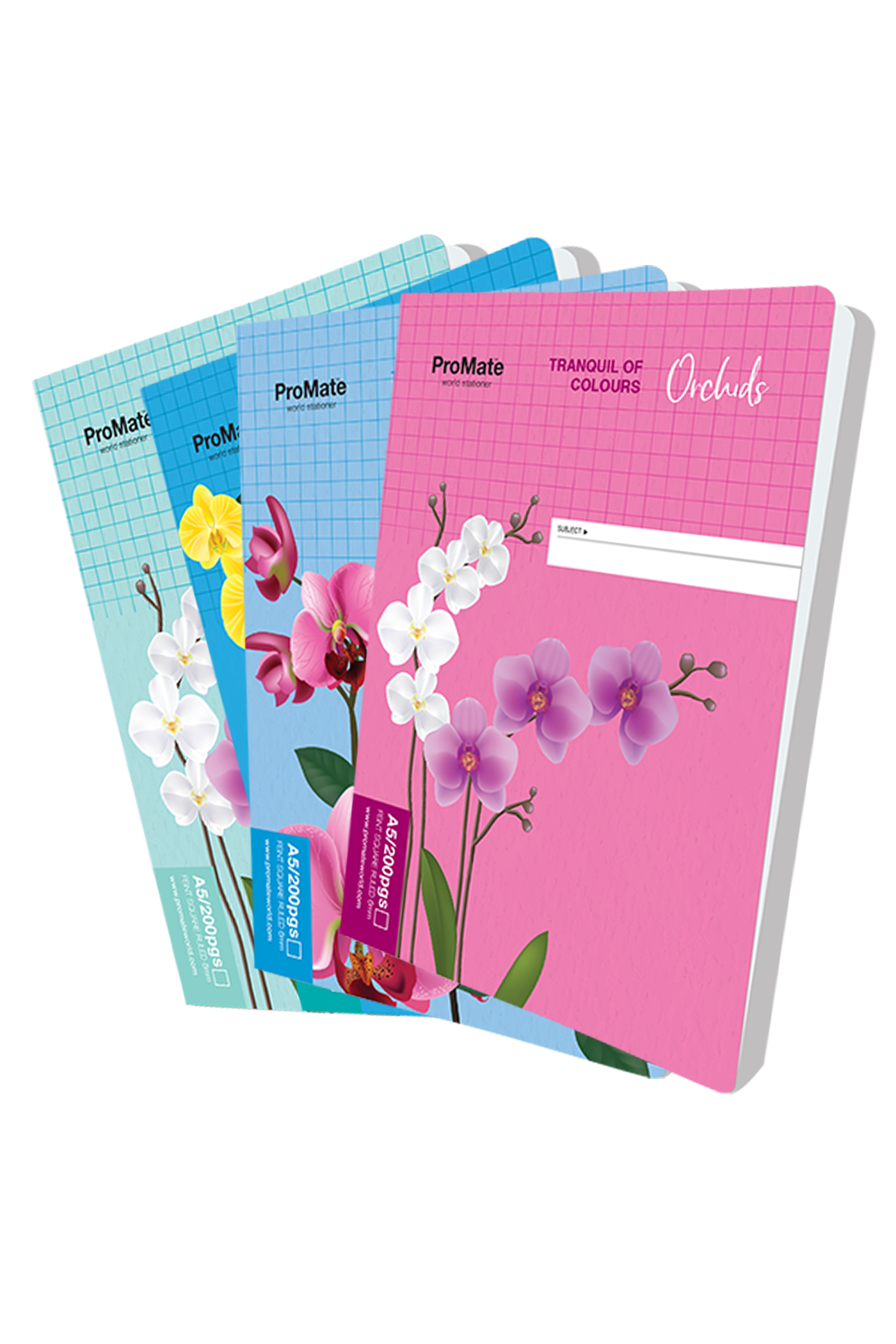 ProMate - 2x Books Bundled - Exercise Book Square Ruled 200 Pages ...